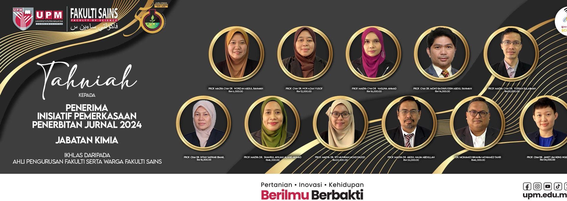 Penerima Inisiatif Pemerkasaan Jabatan Kimia 2024